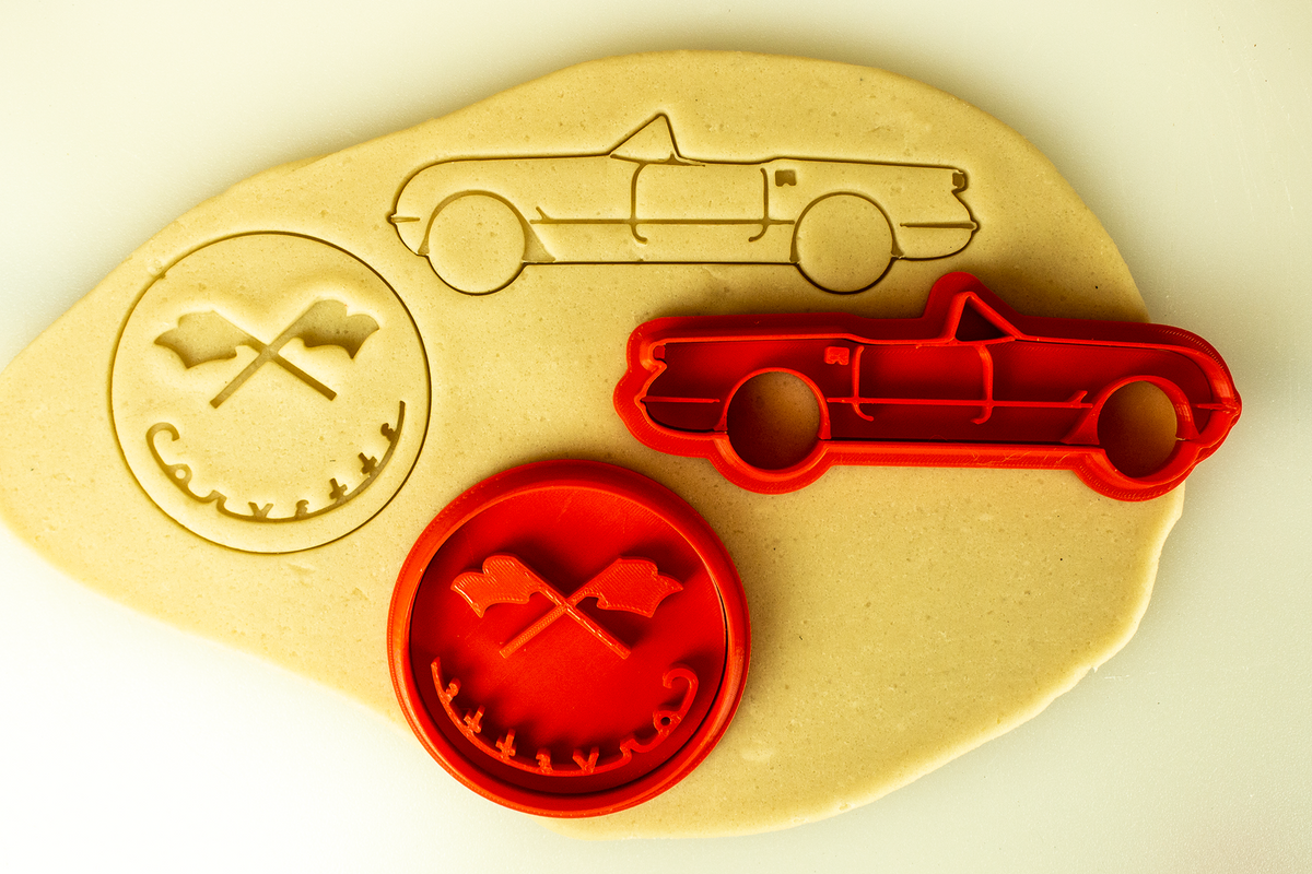 Chevrolet Corvette C1 Early Cookie Cutter Set – CarCookieCutters.com