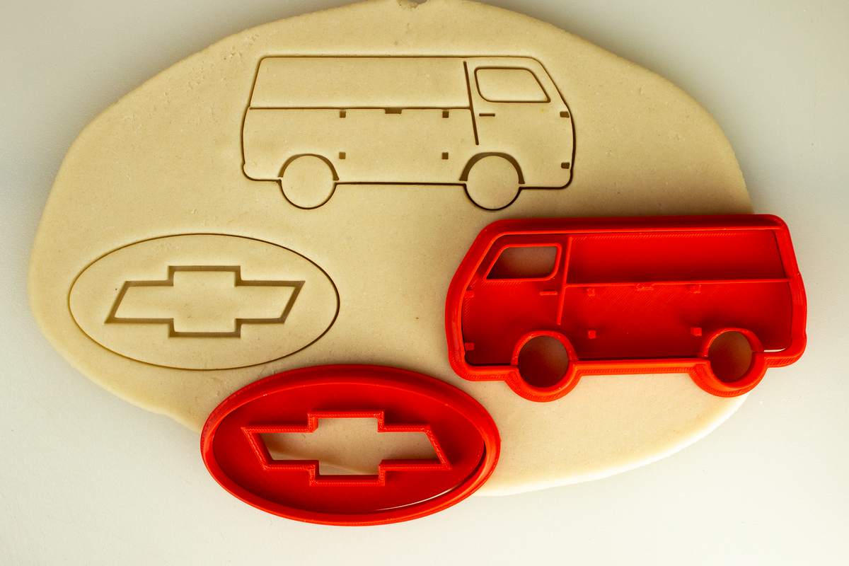 Chevrolet Chevy G10 Panel Van Cookie Cutter Set – CarCookieCutters.com