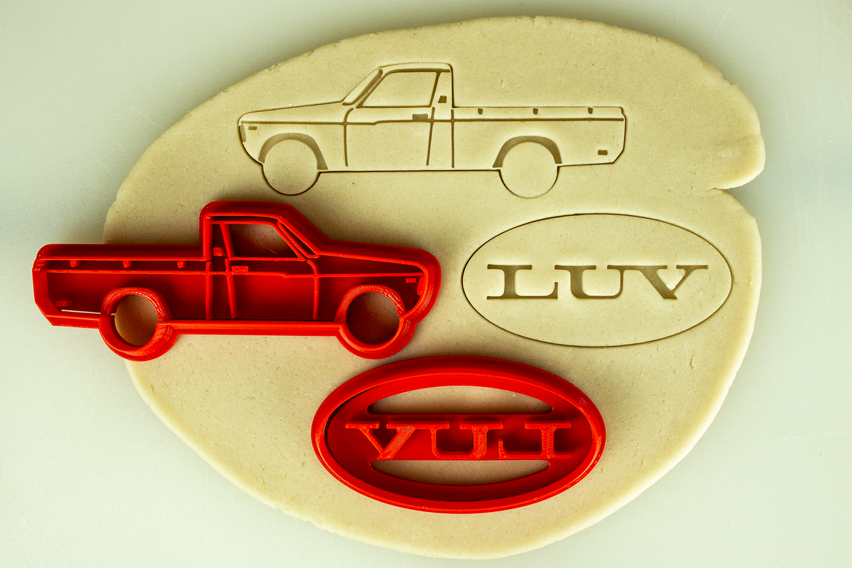 Chevrolet LUV Pick-Up Truck Cookie Cutter Set – CarCookieCutters.com