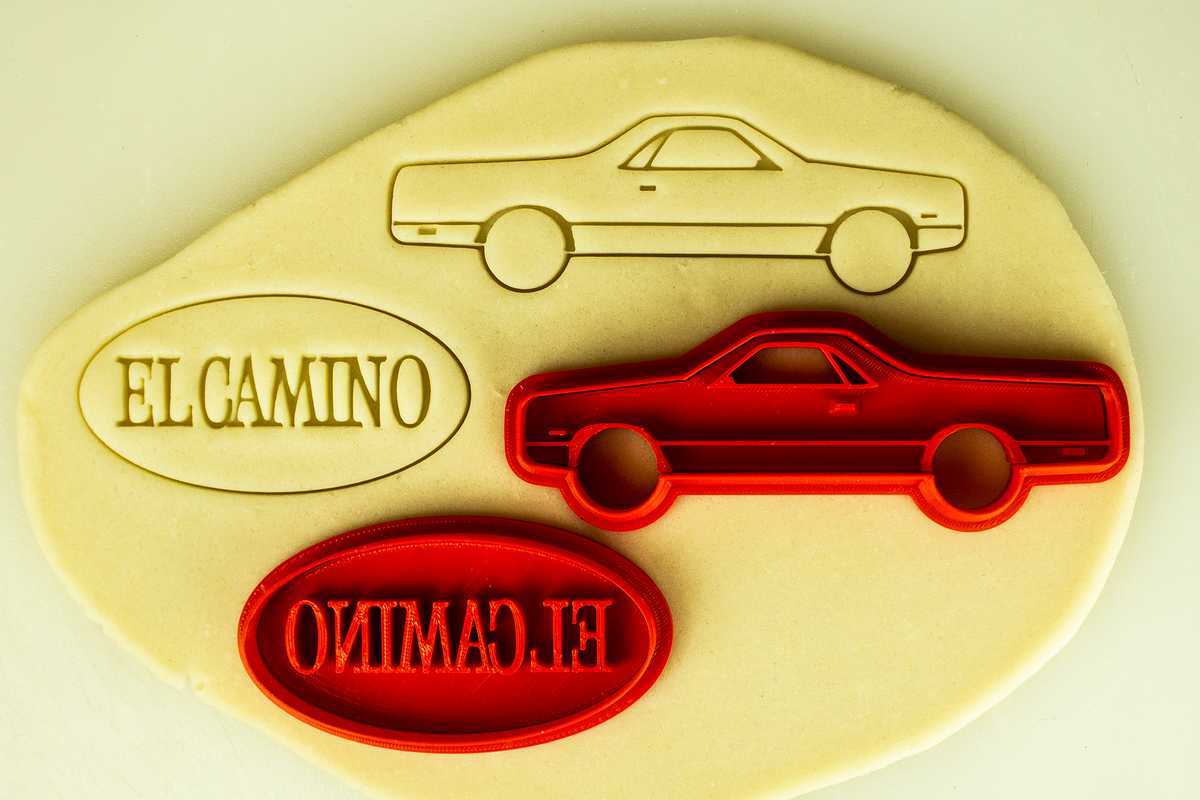 Chevrolet El Camino Gen 5 Cookie Cutter Set – CarCookieCutters.com
