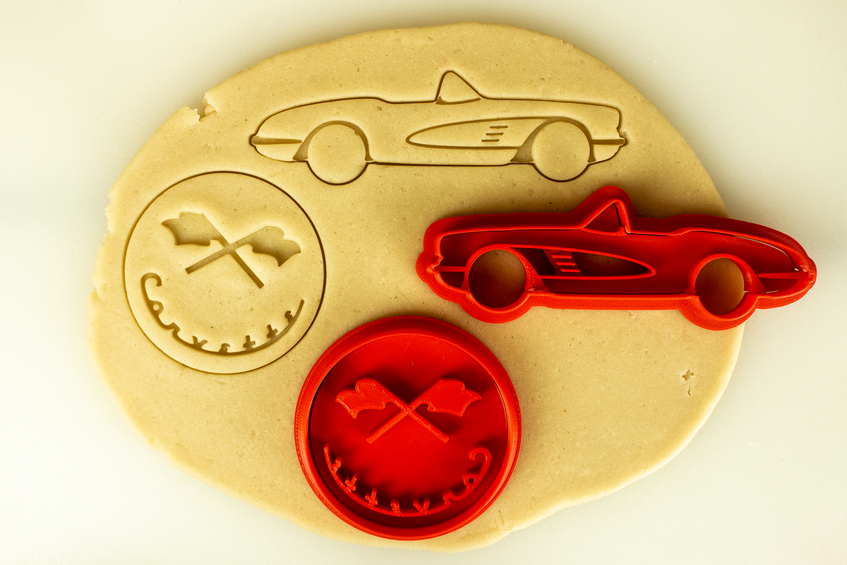 Chevrolet Corvette C1 Late Cookie Cutter Set – CarCookieCutters.com