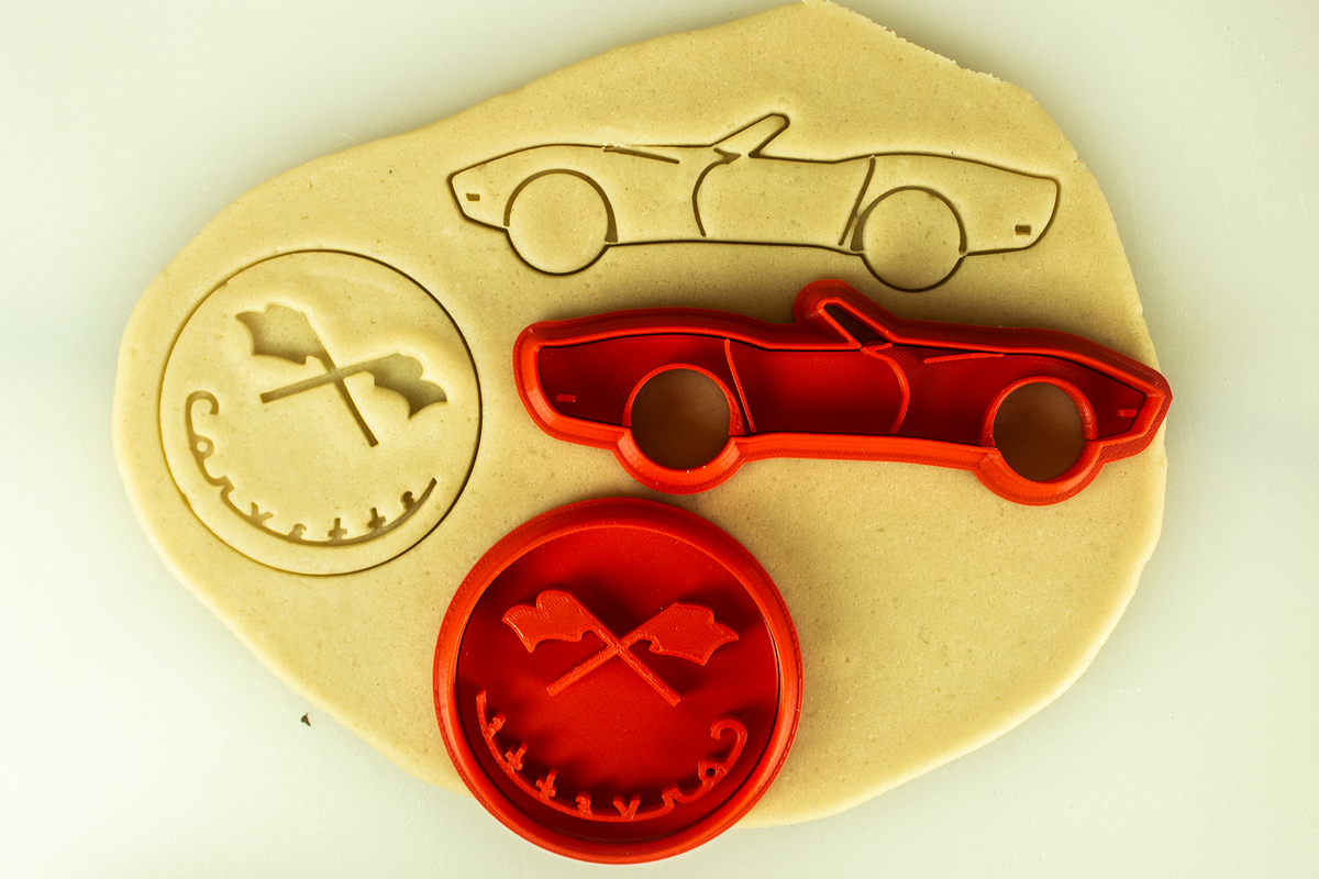 Corvette C3 Convertible Cookie Cutter Set – CarCookieCutters.com