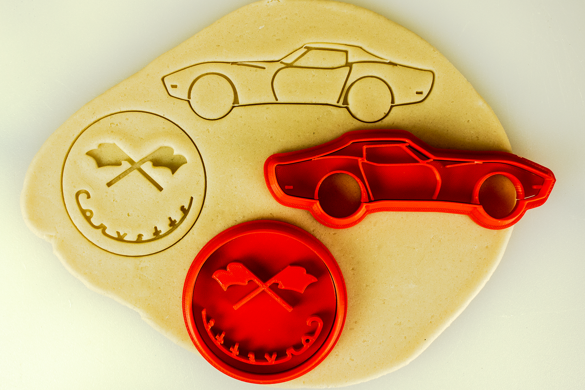 Corvette C3 Coupe Cookie Cutter Set – CarCookieCutters.com