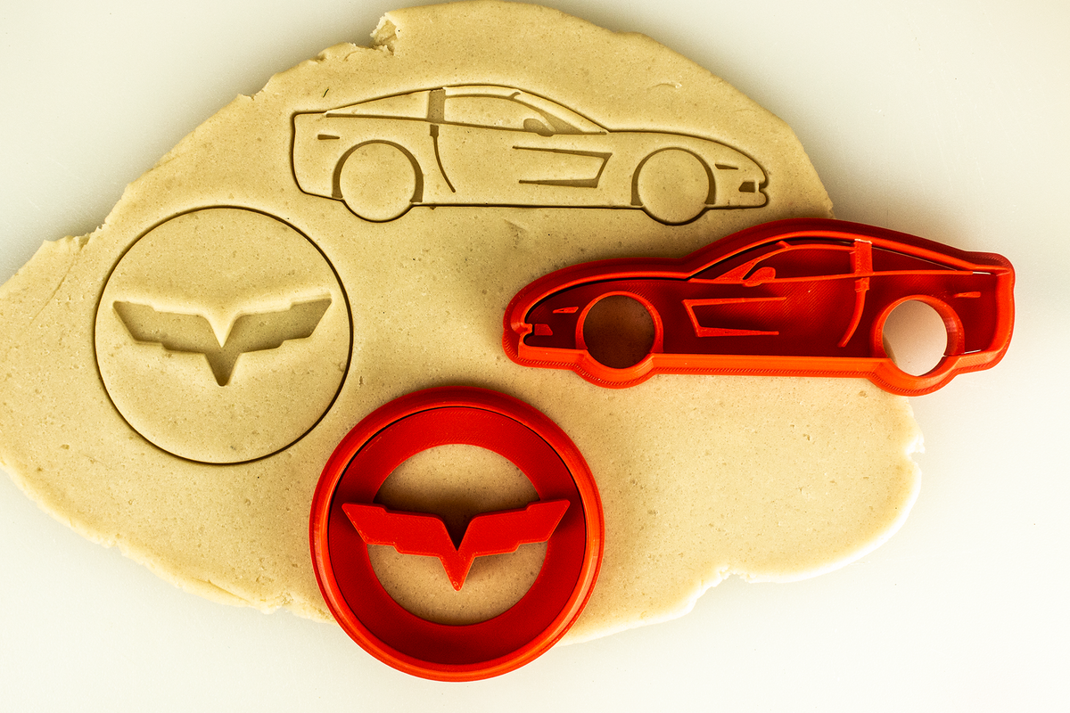 Corvette C6 Coupe Cookie Cutter Set – CarCookieCutters.com