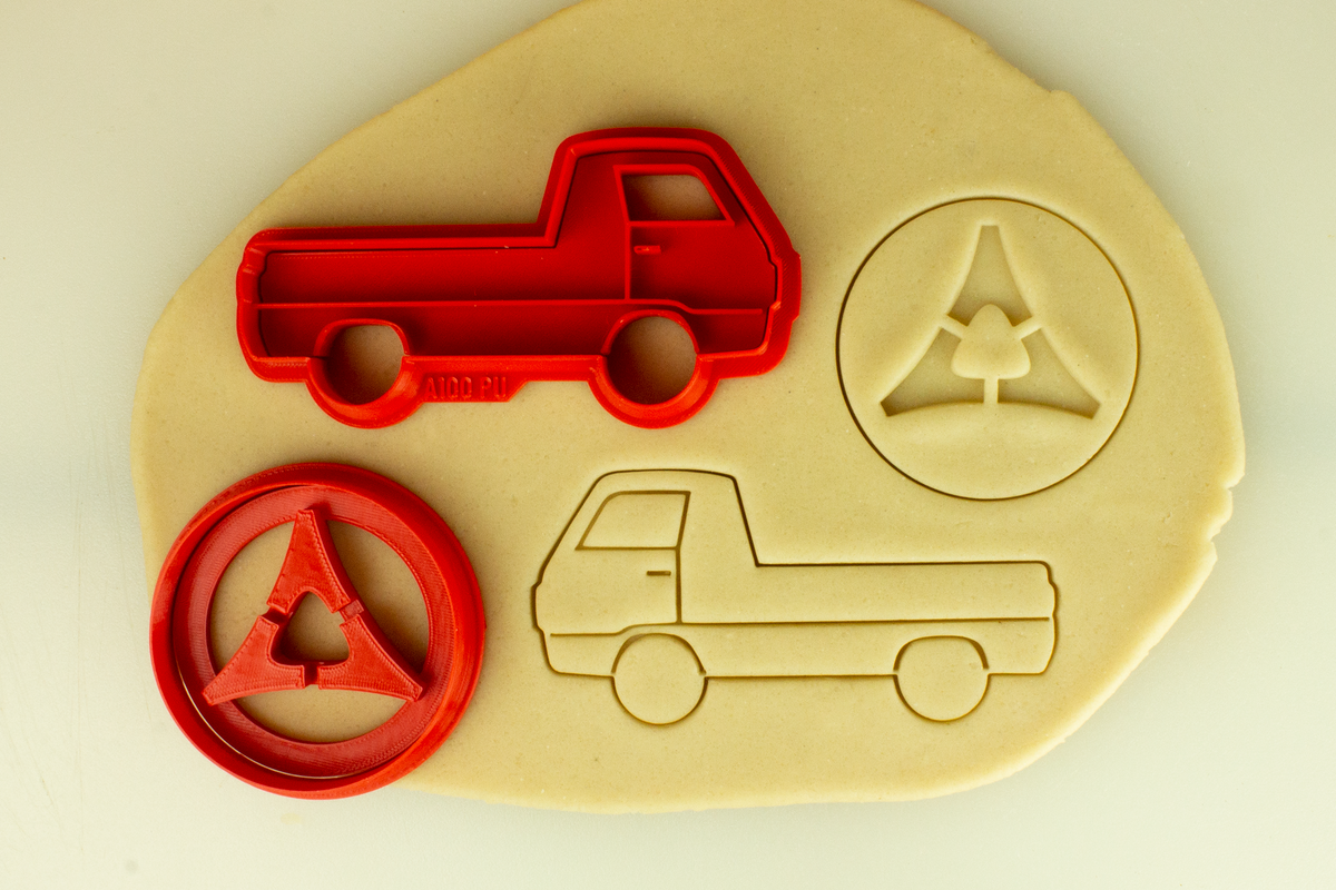 Dodge A100 Pickup Truck Cookie Cutter Set – CarCookieCutters.com