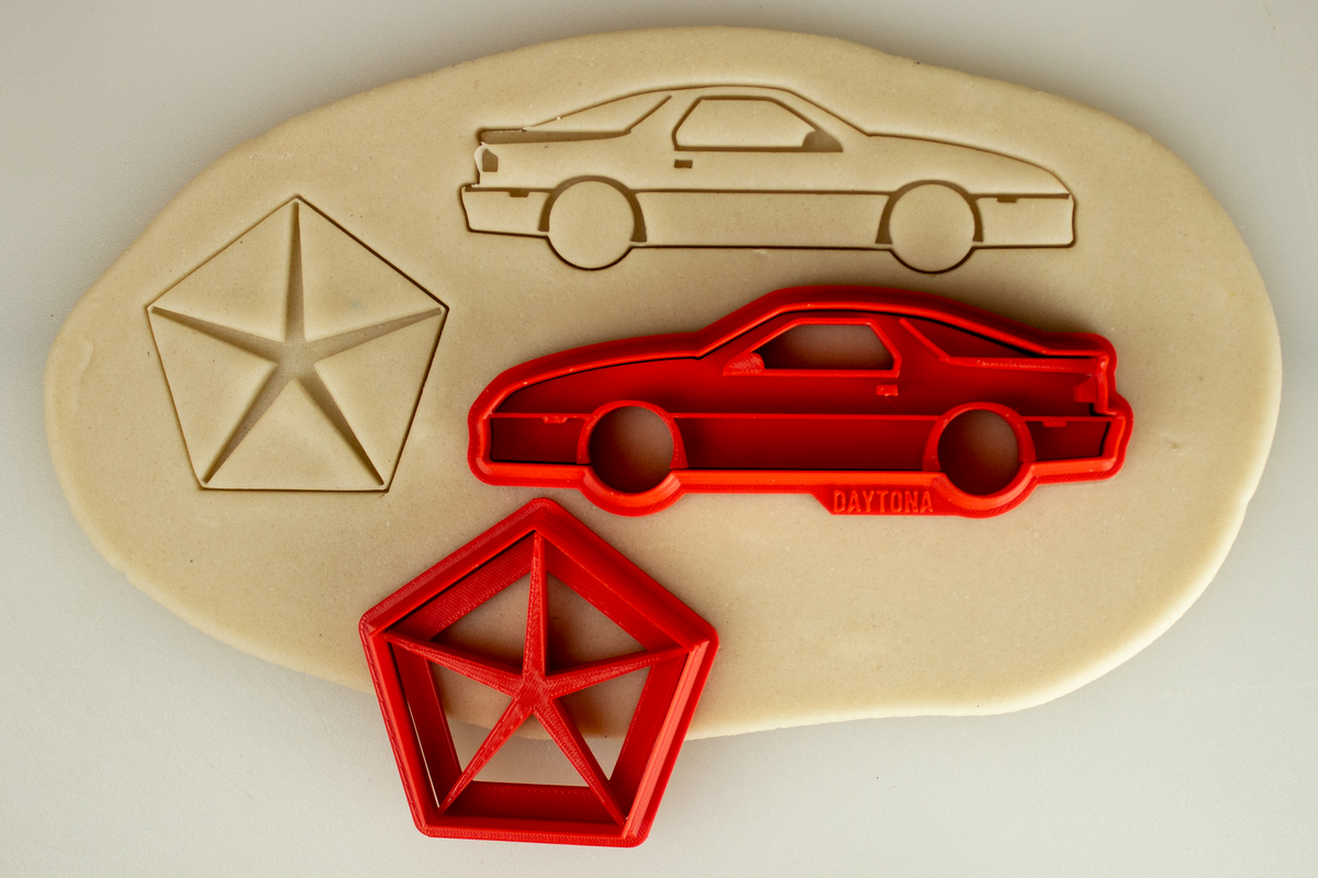 Dodge Daytona Cookie Cutter Set – CarCookieCutters.com