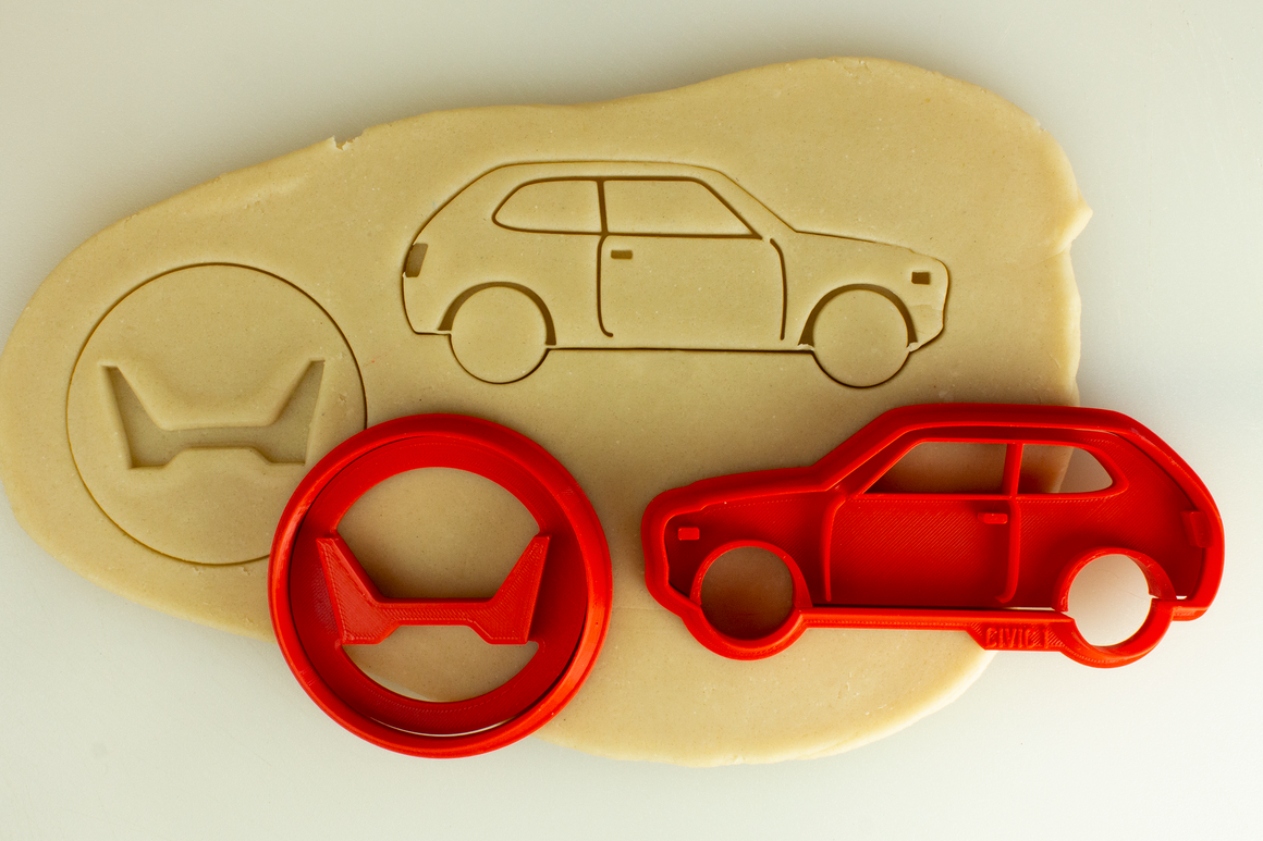 Honda Civic 1st Gen Cookie Cutter Set – CarCookieCutters.com