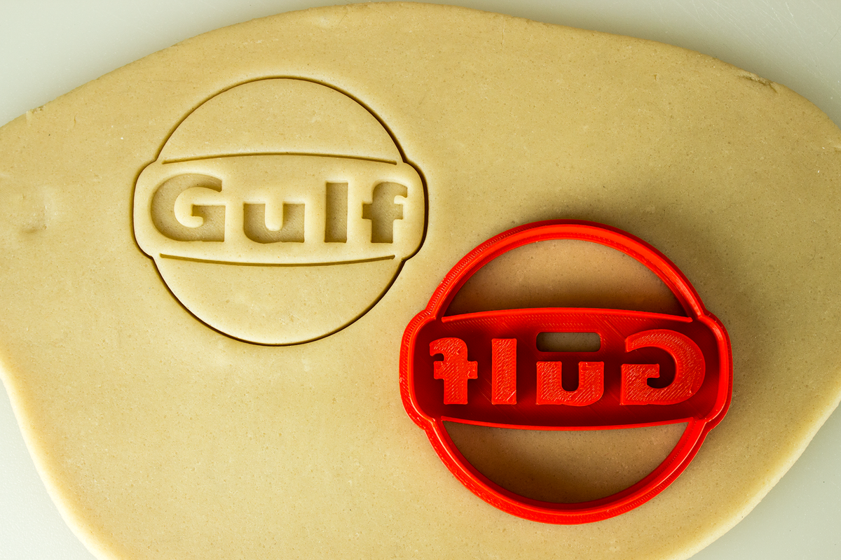 Porsche 917 Gulf Logo Cookie Cutter – CarCookieCutters.com