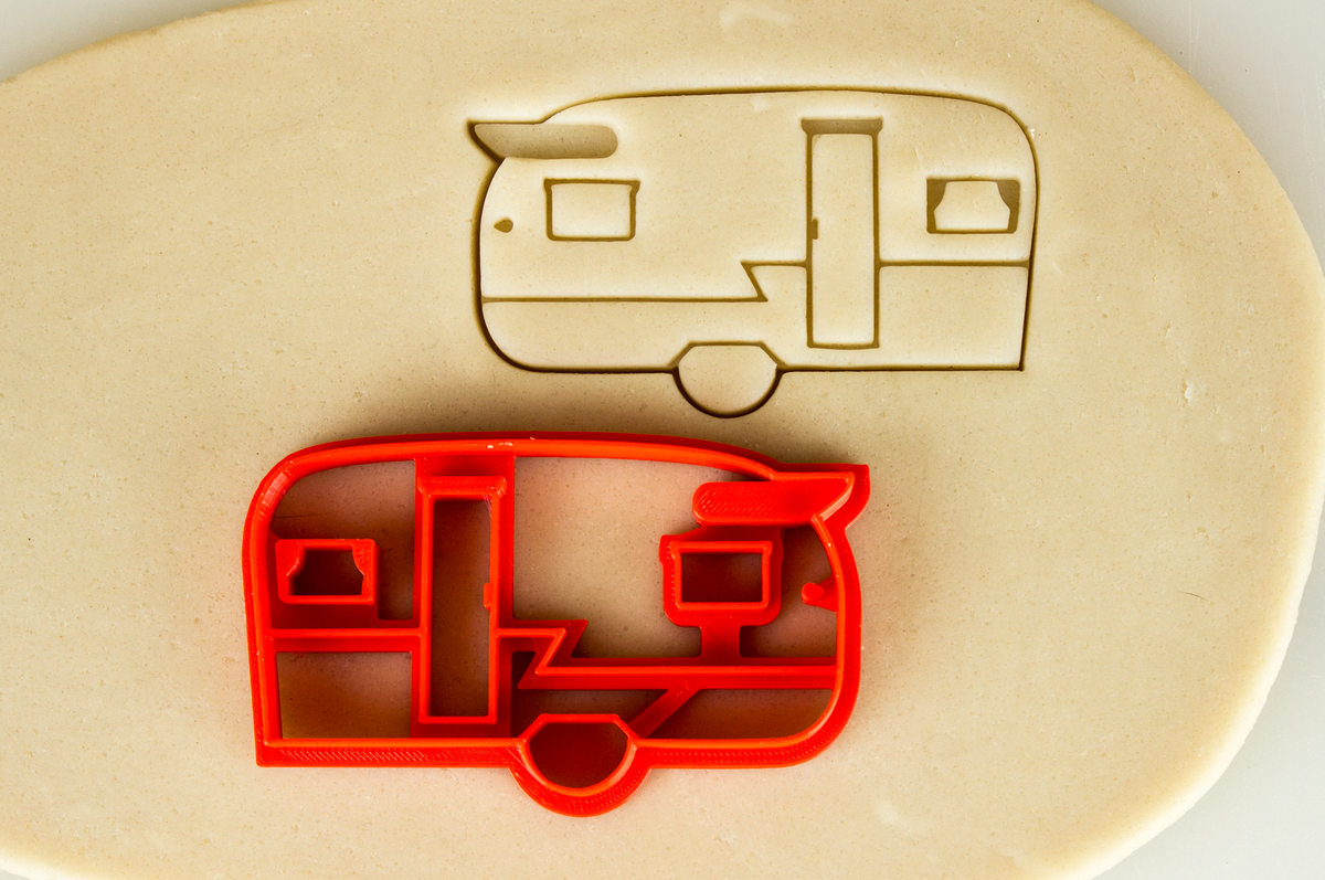 Vintage Travel Trailer Camper Glamper Cookie Cutter like SHASTA ...