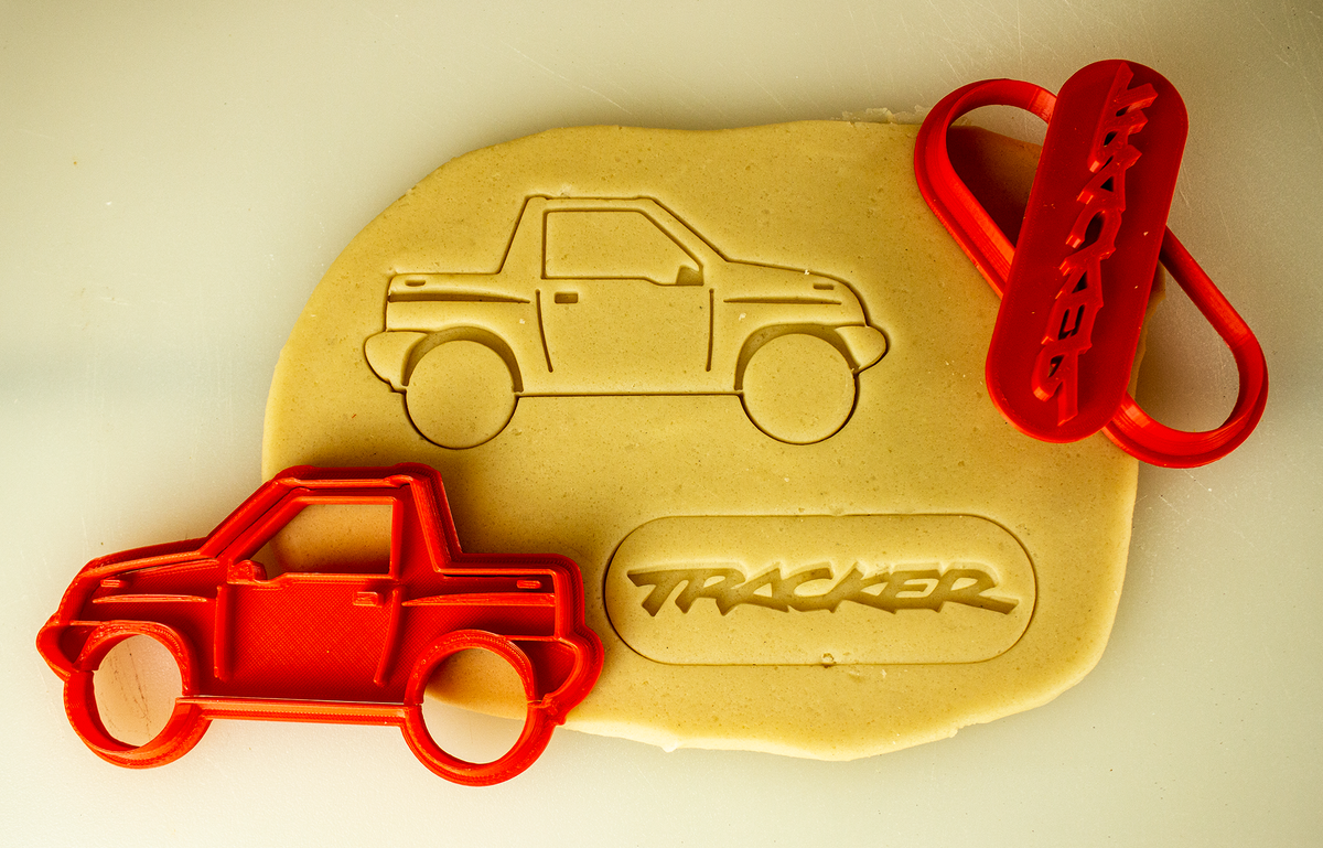 Geo Tracker Cookie Cutter Set – CarCookieCutters.com