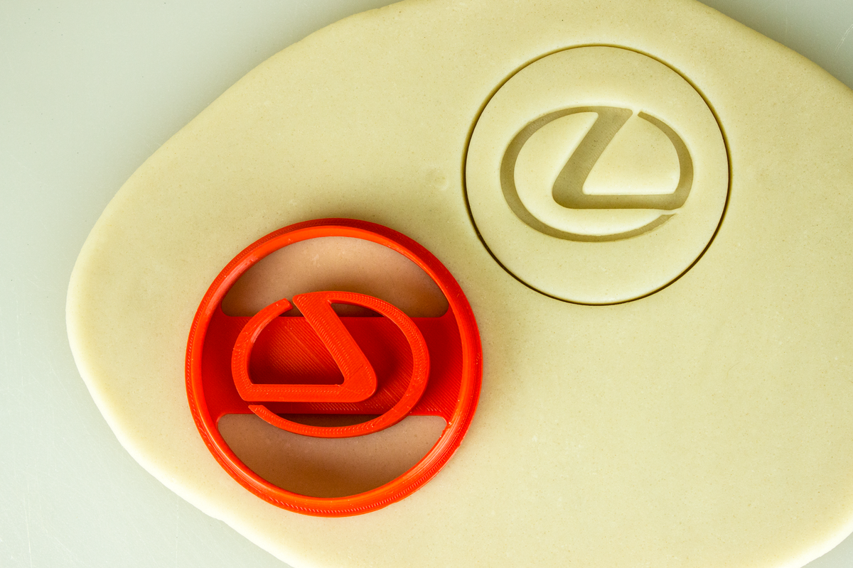 Lexus Logo Emblem Badge Cookie Cutter – CarCookieCutters.com