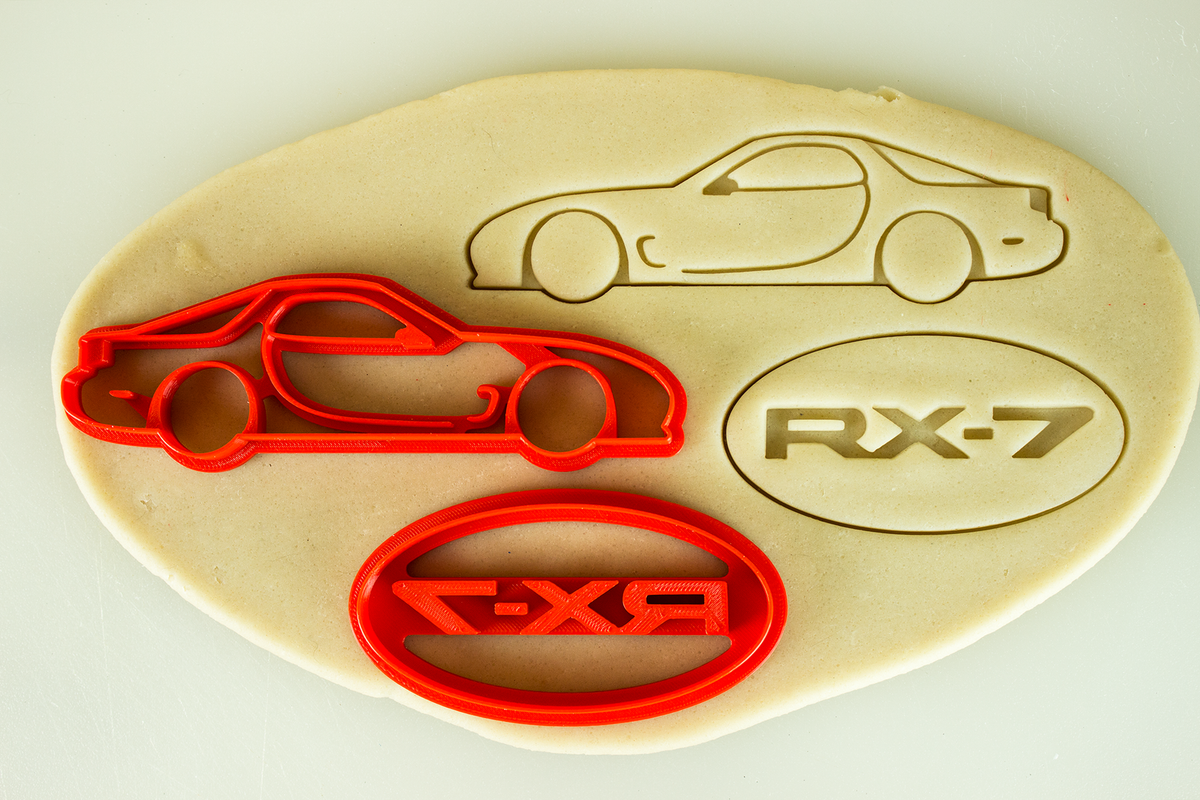RX-7 FD Cookie Cutter Set – CarCookieCutters.com